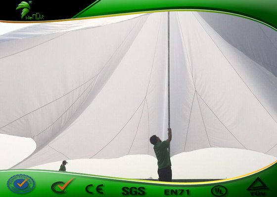 Fire Retardant White Star Shaped Shade Tent Canopy Diameter 16m With CE