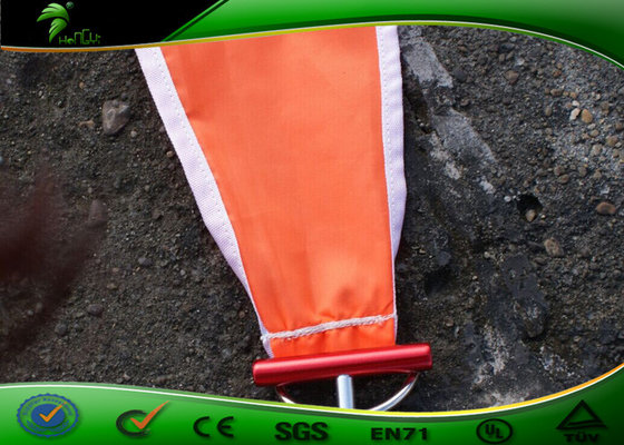 Abrasion Resistance Orange Aluminum Star Shade Tent For Car Shelter