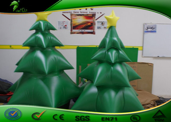 Outdoor Inflatable Holiday Decorations 1.8mH Green Inflatable Christmas Tree