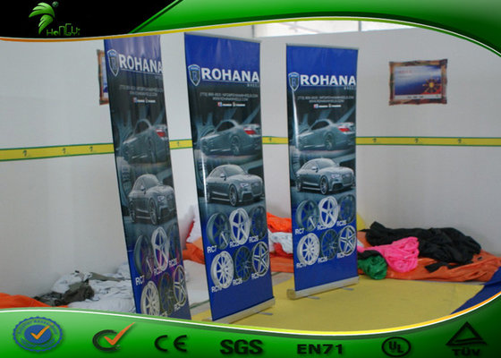 Commercial Show Outdoor Flag Banners 0.85*2m Roll Up Banners Display Stand