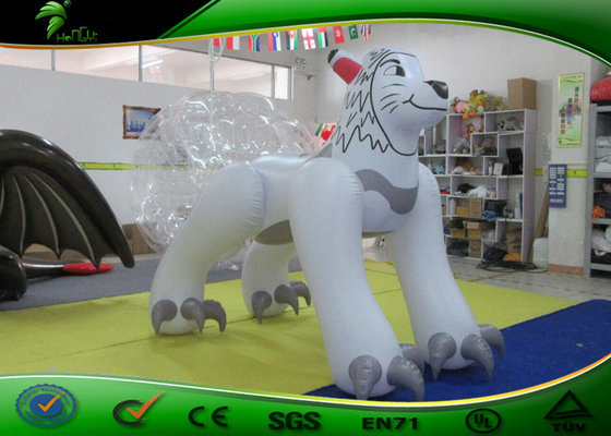 PVC 2m High Inflatable Cartoon Characters Inflatable White Lion