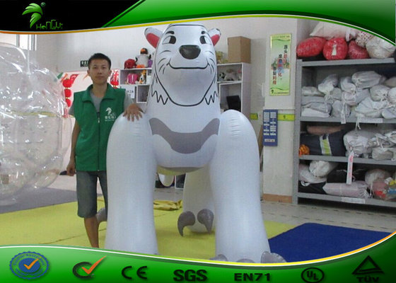 PVC 2m High Inflatable Cartoon Characters Inflatable White Lion