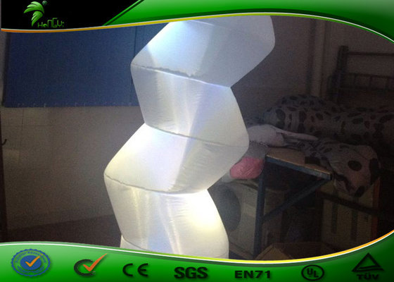 3m Tall  Inflatable Lighting Decoration Remote Control LED Cone Light