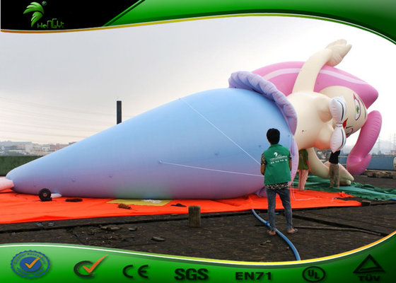 Extra Large Inflatable Advertising Balloons / Large Size Mermaid Advertising Air Balloons