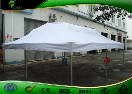 Promotional Beach White Folding Canopy Tent / Pop Up Gazebo Canopy