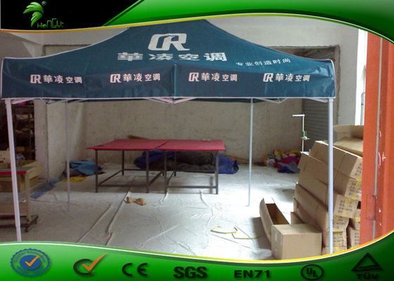 Professional Folding Green Outdoor Shade Canopy Tent / Pop Up Gazebo Tent