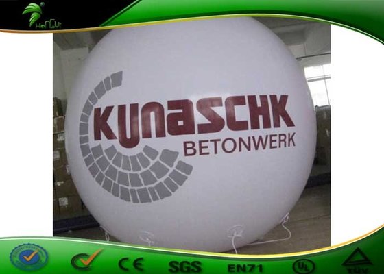 Custom Inflatable Advertising Balloons , PVC 0.18mm Personalized Helium Balloons