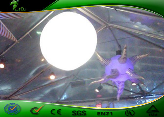 Colorful Inflatable Lighting Decoration Diameter 32 inch PVC Balloon With LED Lights