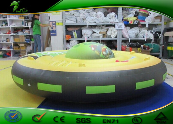 PVC Inflatable Shapes Inflatable Flying Saucer With Ropes For Hanging