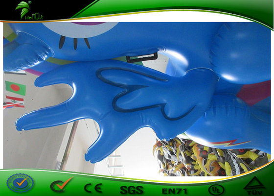 Blue Inflatable Cartoon Characters 2m Rainbow Dash With Handle