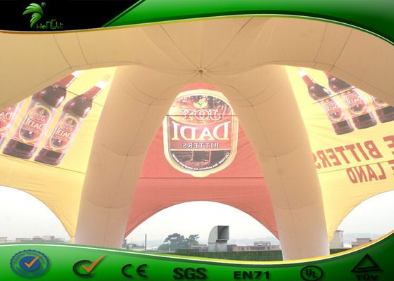 Aluminium Alloy Pole Inflatable Air Tent , Big Outdoor Inflatable Event Tent