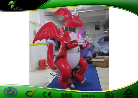 Party Decorations Inflatable Red Dragon Suit 2.5m Tall Wearable CE / UL