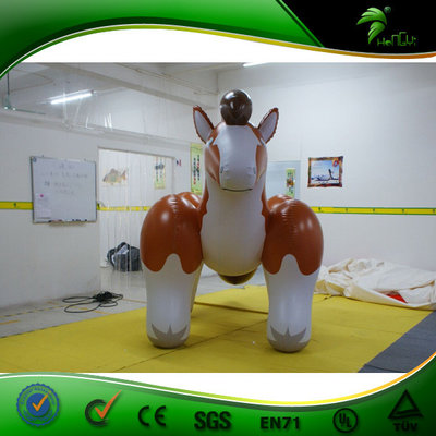 Beautiful PVC Large Inflatable Horse Durable Fire - Resistance