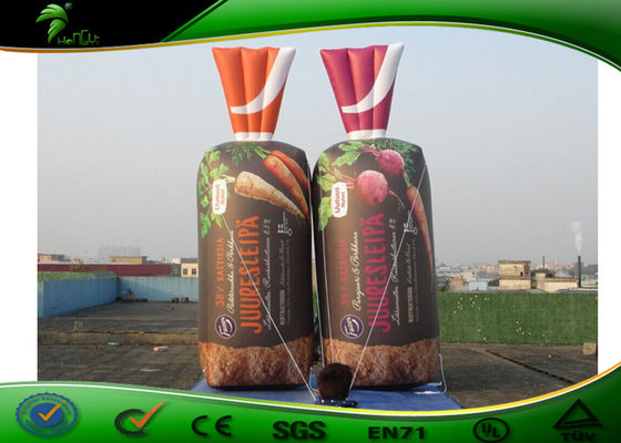 Air Sealed Digital Printing Inflatable Balloons Bread Bag Shape For Promotion