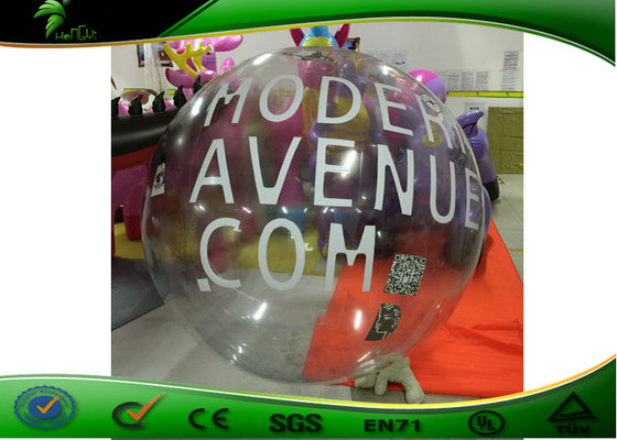 Round Inflatable Advertising Balloons , Airtight Transparent Inflatable Sphere