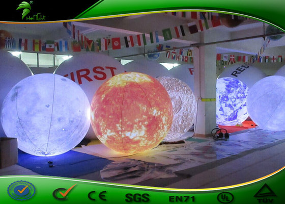 Amazing LED Lighting Inflatable Air Balloon Eco - Friendly Heat Sealing For Party