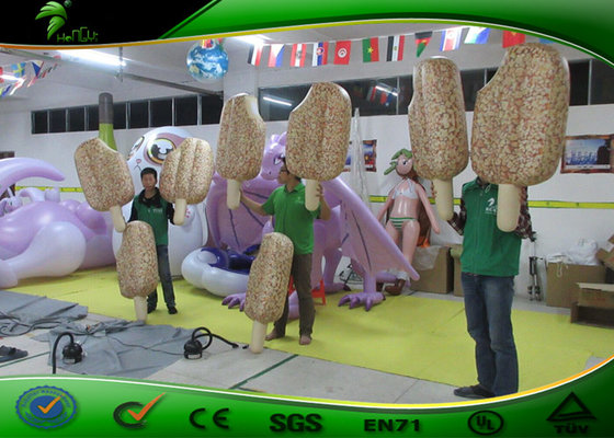 Commercial Inflatable Ice Cream 1m High PVC Inflatable Popsicle