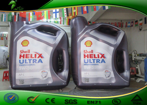 3m Height Inflatable Shapes , PVC Grey  Logo Printing Inflatable Cleaner Bottle