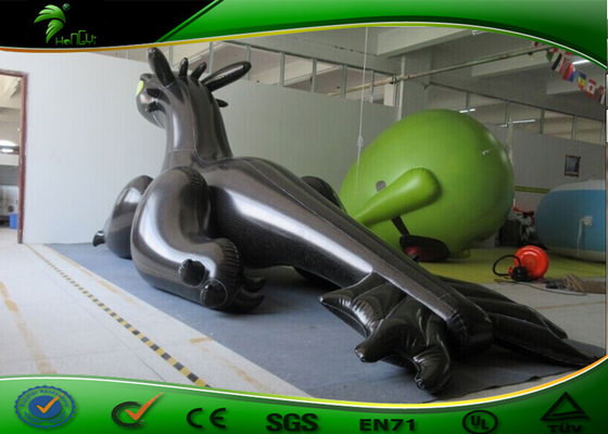 UV Printing Inflatable Cartoon Characters , Inflatable Animal Model Back Dragon