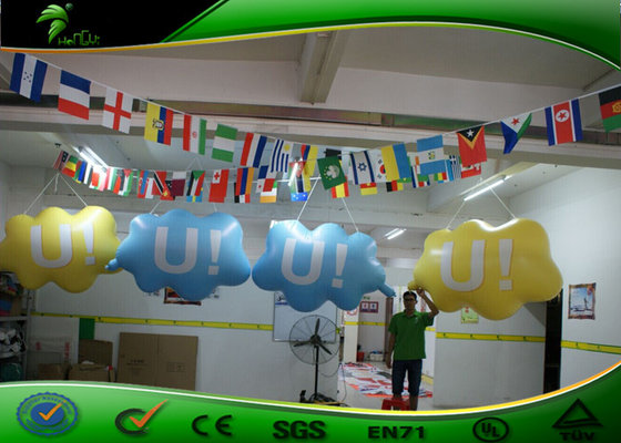 EN14960 Reusable Inflatable Cloud Balloon Interesting For Decoration