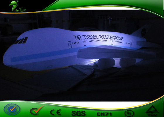 Light PVC 0.18 Inflatable Airplane Model Eco - Friendly Versatile