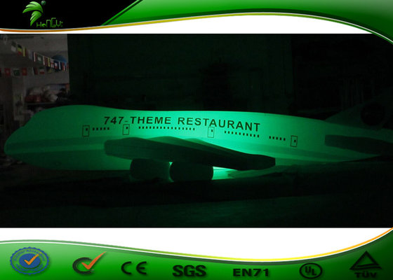 Light PVC 0.18 Inflatable Airplane Model Eco - Friendly Versatile