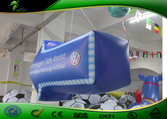Blue Inflatable Arrow Strong Durable 0.18mm PVC Hanging Balloons
