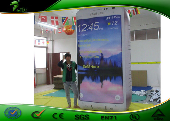 Customized Advertising Inflatable Shapes , Inflatable PVC Cell Phone