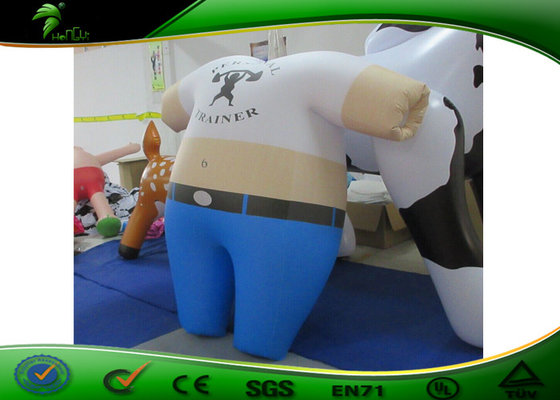 Interesting Walking Inflatable Suit Attractive With Double - Deck PVC