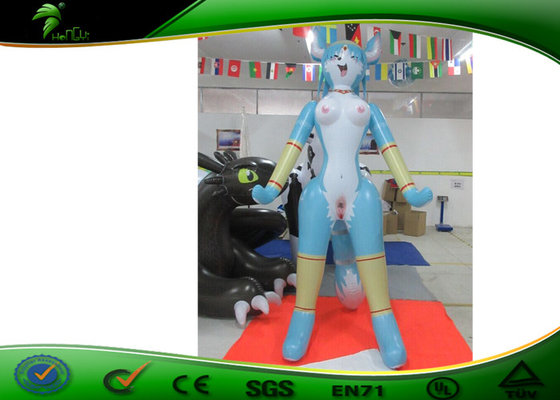Outdoor 2.6M Strong PVC 0.4MM Inflatable Sexy Girl For Advertising
