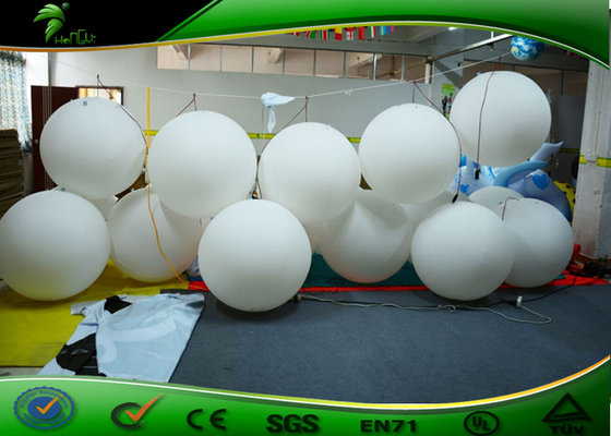 1M Dia Inflatable LED Balloon Light / Inflatable Hanging Lighting Decorations