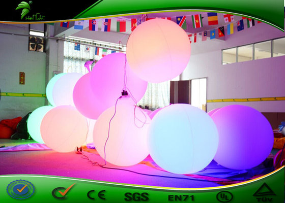 1M Dia Inflatable LED Balloon Light / Inflatable Hanging Lighting Decorations