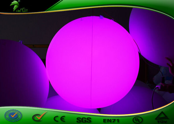 Inflatable Lighting Decoration , Colorful Decorative Inflatable Ball With LED Lighting , Inflatable LED Balloon