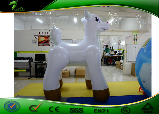H.120cm Inflatable Cartoon Characters Christmas Reindeer White Metal Deer