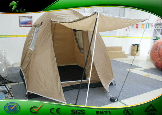 Folding Canopy Tent , Khaki Outdoor Traveling Waterproof Camping Tent