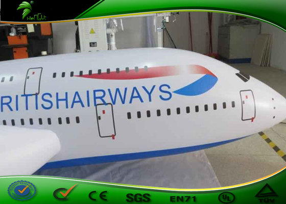 Indoor Giant Inflatable Plane Model Inflatable Aeroplane Balloon For Advertising