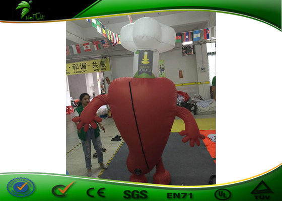 Advertising Inflatable Costume Moving Pepper Suit For Promotion