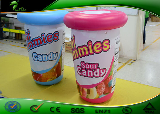 Blue Inflatable Cans Inflatable Advertising Balloons Pink Inflatable Bottle