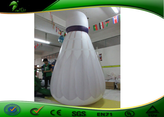3 M High White Inflatable Advertising Balloons Inflatable Shape Sport Badminton