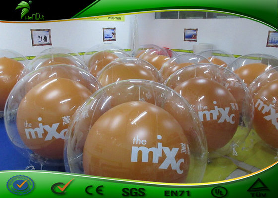 PVC 0.18mm Inflatable Advertising Balloons Inflatable Floating Helium