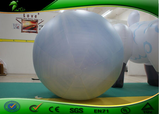 Customized Inflatable Advertising Balloons Portable White Inflatable Blue Balloon