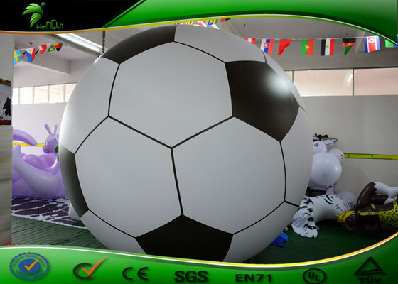 Custom Inflatable Football Soccer Items Design White And Black