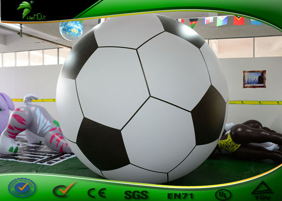 Custom Inflatable Football Soccer Items Design White And Black