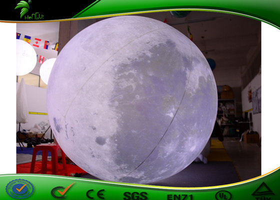 OEM Giant Inflatable Moon Ball Balloon With Led Light For Event