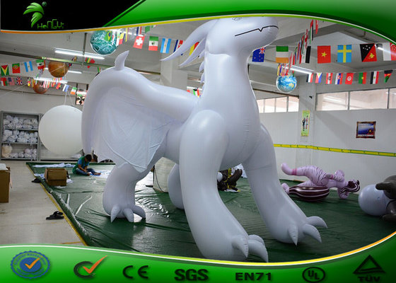 Decoration Used Fly White High Advertising Inflatable Dragon Customized