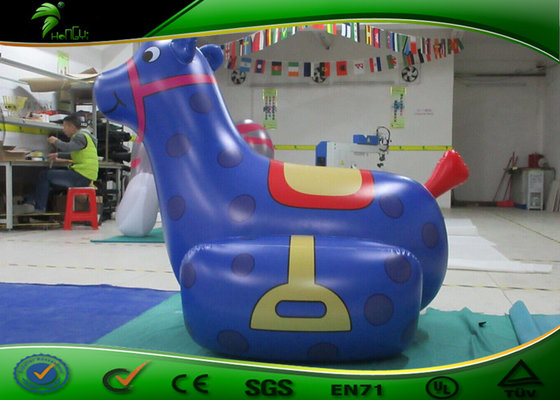 Design Purple Custom Inflatable Horse Blow Up Model Cartoon