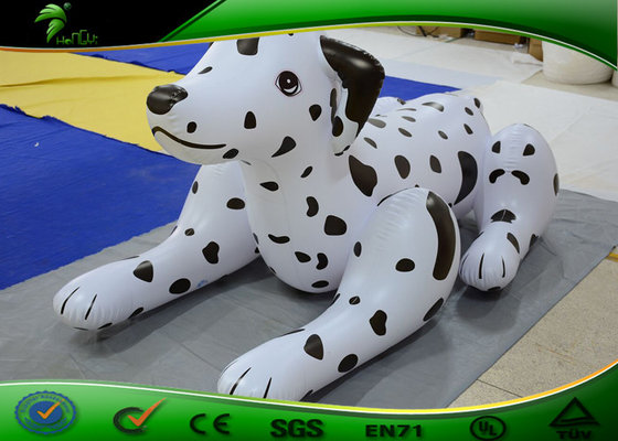 Beautiful Customised Spotty Inflatable Dog , Inflatable Toy ASTM