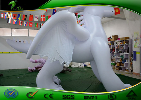 Activity Inflatable Cartoon Characters PVC White Giant Inflatable Animal Toy