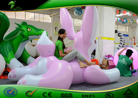 Inflatable Rabbit Toy Inflatable Cartoon Characters 2m Pink