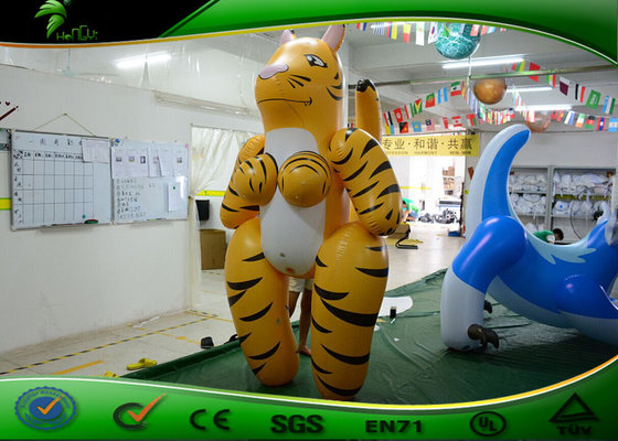 Giant Customized Inflatable Sexy  Tiger / Inflatable Lifelike Tiger Cartoon